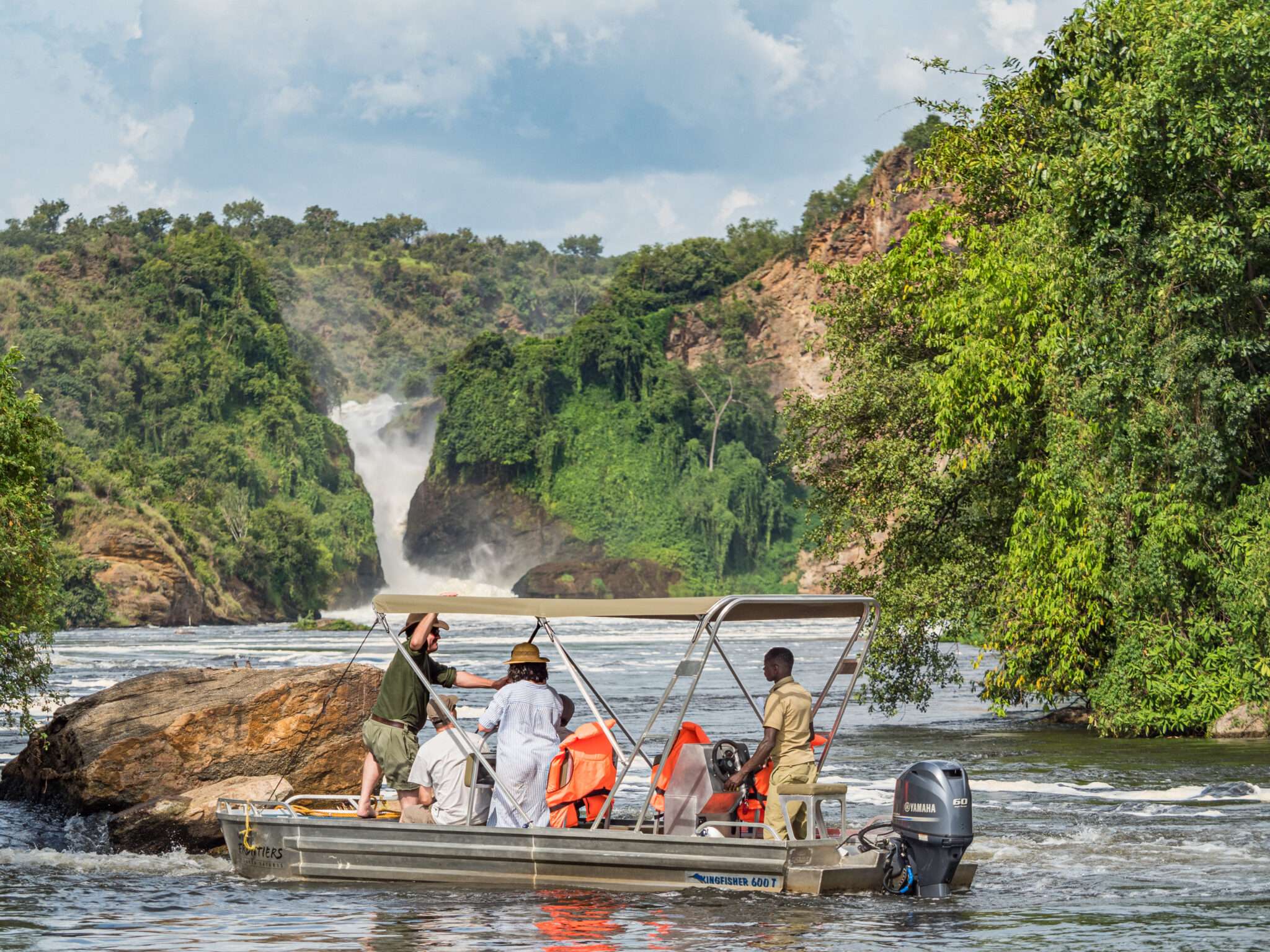 Top of The Falls in Murchison - Ikaze Rwanda Tours & Travel